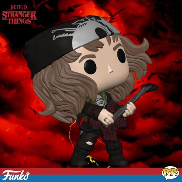 Funko | Toys | Funko Pop Netflix Stranger Things Hunter Eddie With ...
